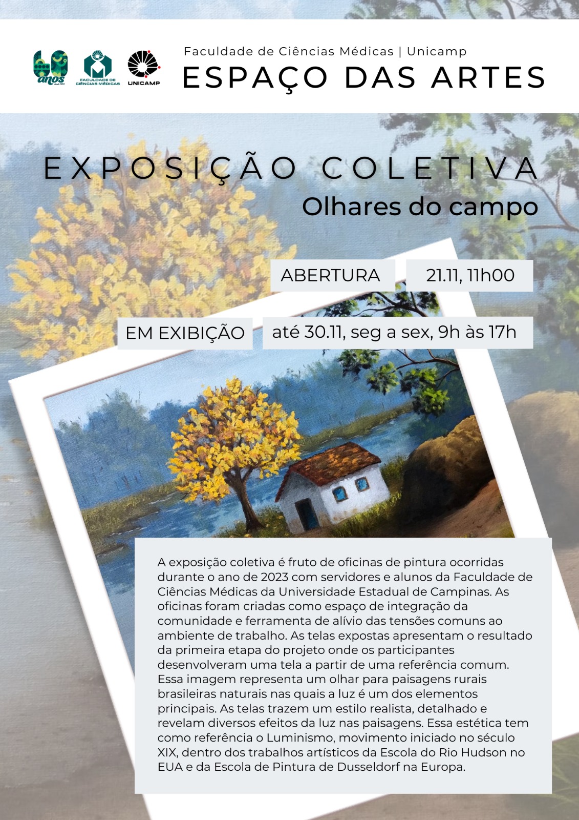FCM - Exposição "Olhares do campo", por servidores e alunos da FCM
